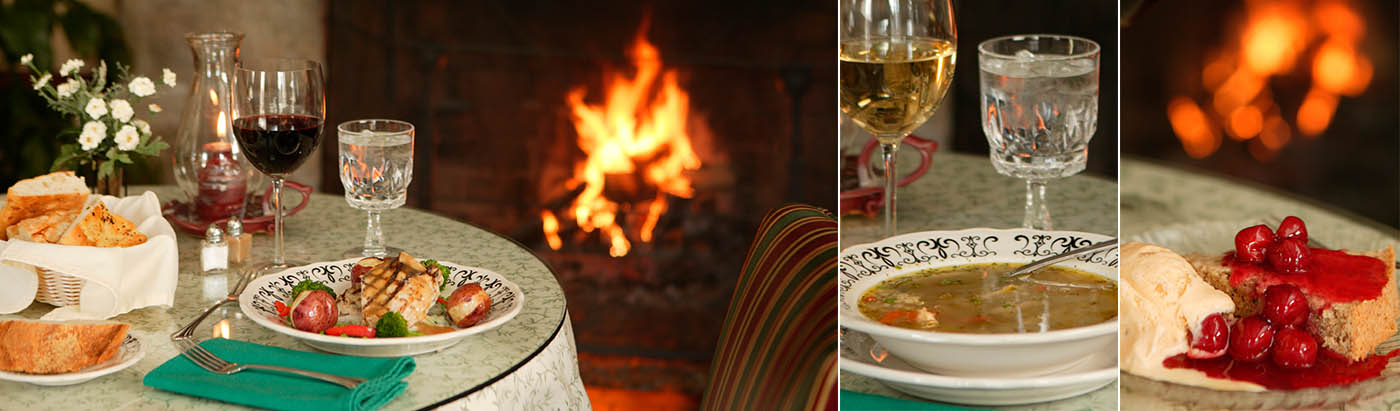 Weekly Dining Menu at the Buckhorn Inn, a Gatlinburg bed and breakfast